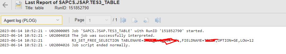 one automation 12.3 : how to interact with a table in SAP? | Automic Workload Automation