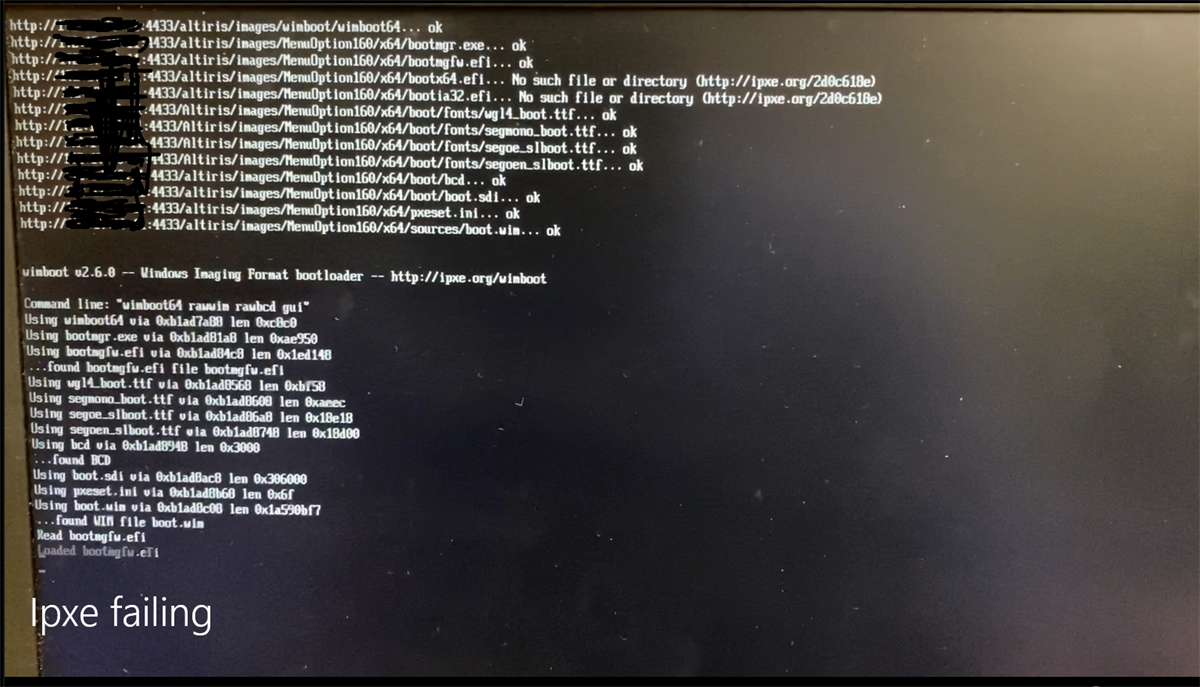 BSOD on images delivered using WinPE via PXE/iPXE with SecureBoot ...