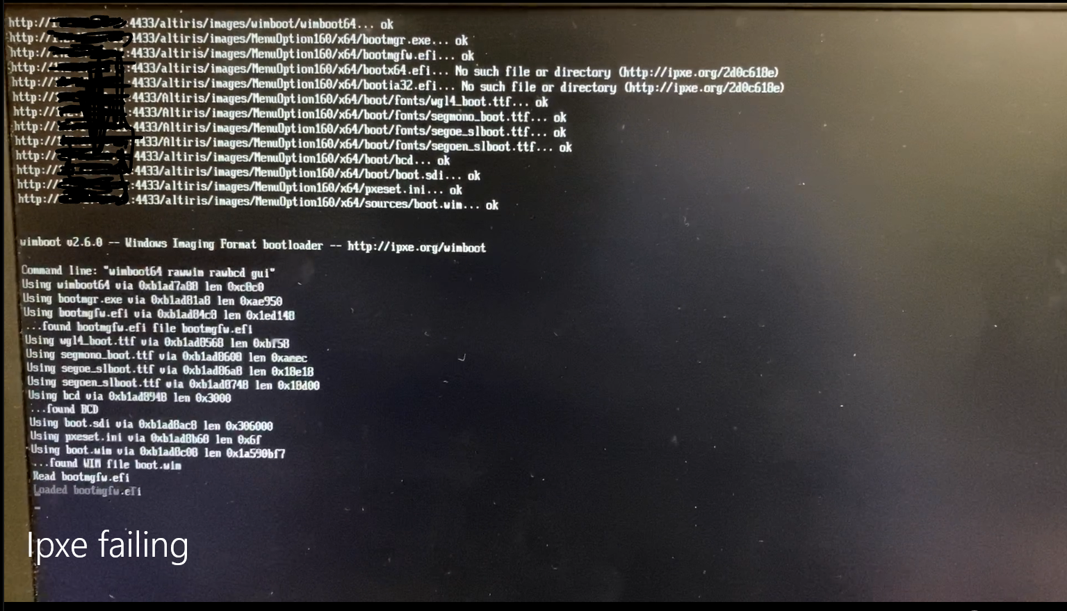 BSOD on images delivered using WinPE via PXE/iPXE with SecureBoot enabled | Ghost Solution Suite