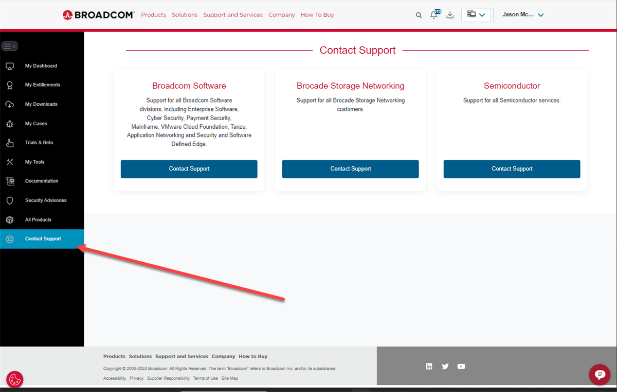 First time logging into VMware by Broadcom. What happened to my transcript? | Broadcom Customer Care