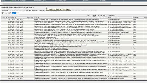 No link down traps receive | DX NetOps