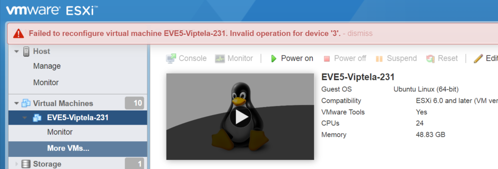 Cannot change hard disk for vm | VMware vSphere