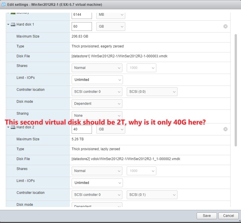 esxi 6.7 Failed - Unable to enumerate all disks. pls help me ! | VMware vSphere
