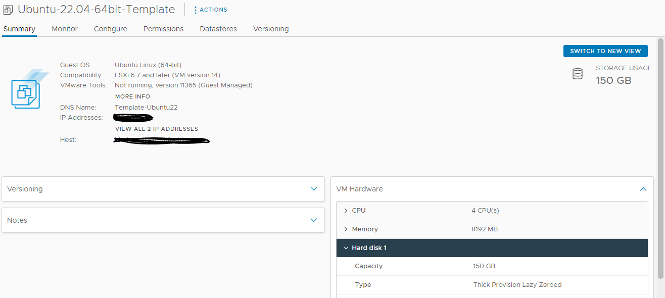 convert hard disk from thick provision lazy zero to thin provision in template | VMware vSphere