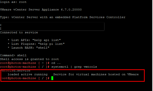 vcenter appliance vmware tools not running linux | VMware vSphere