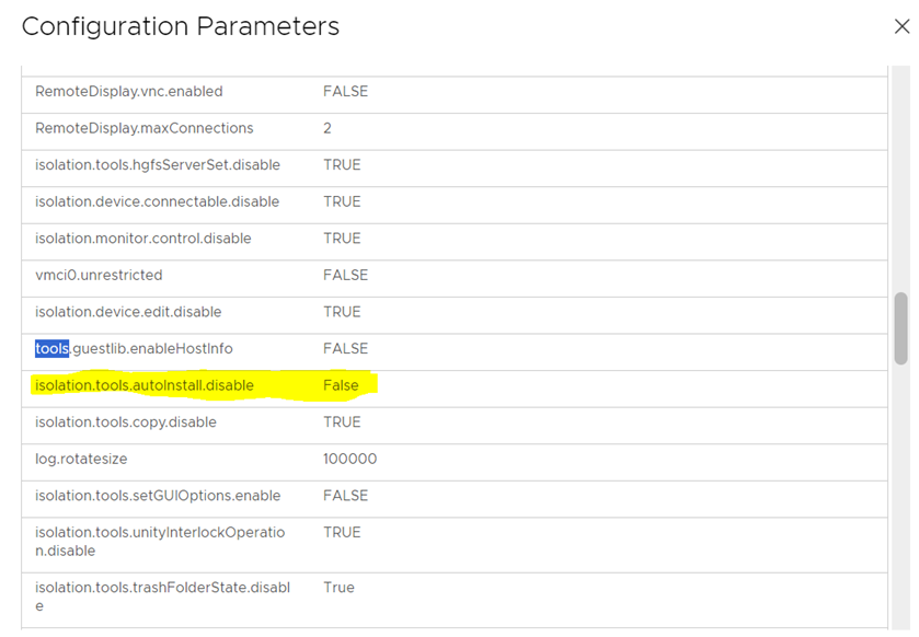 I want to enable "Check and upgrade VMware Tools before each power on" through PowerCLI | Automation