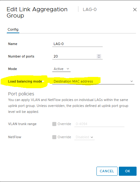Distributed switch load balancing mode between switch and vmware ...