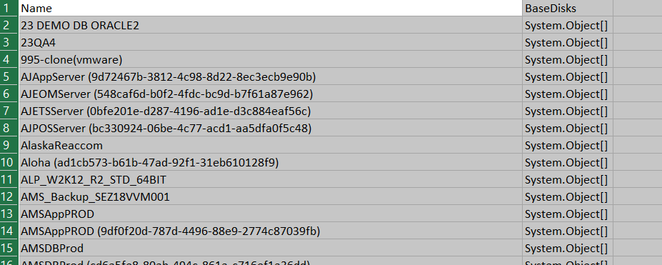 How to find Linked clone VMs | PowerCLI