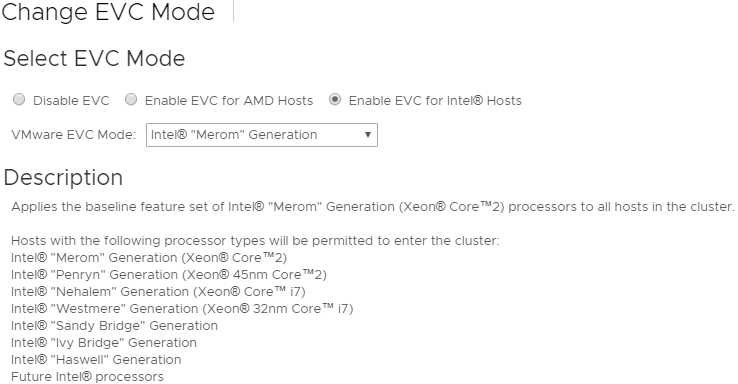 Enhanced vMotion compatibility | VMware vSphere