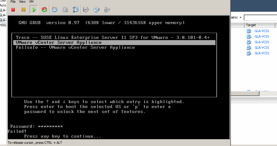 reset vCenter Applicance server root password | VMware vSphere
