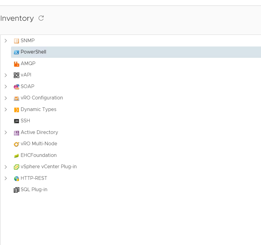 vro 8 installed plugin details not visible in vro client inventory ...