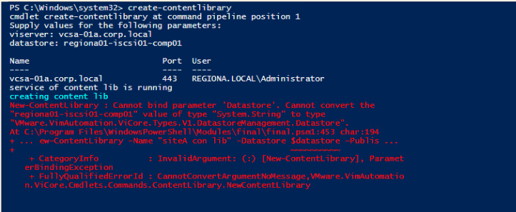 cannot bind parameter_powercli | PowerCLI