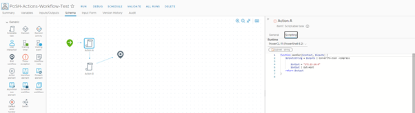 Vro 81 Scriptable Task Powershell Not Passing Output To Next Action As An Input