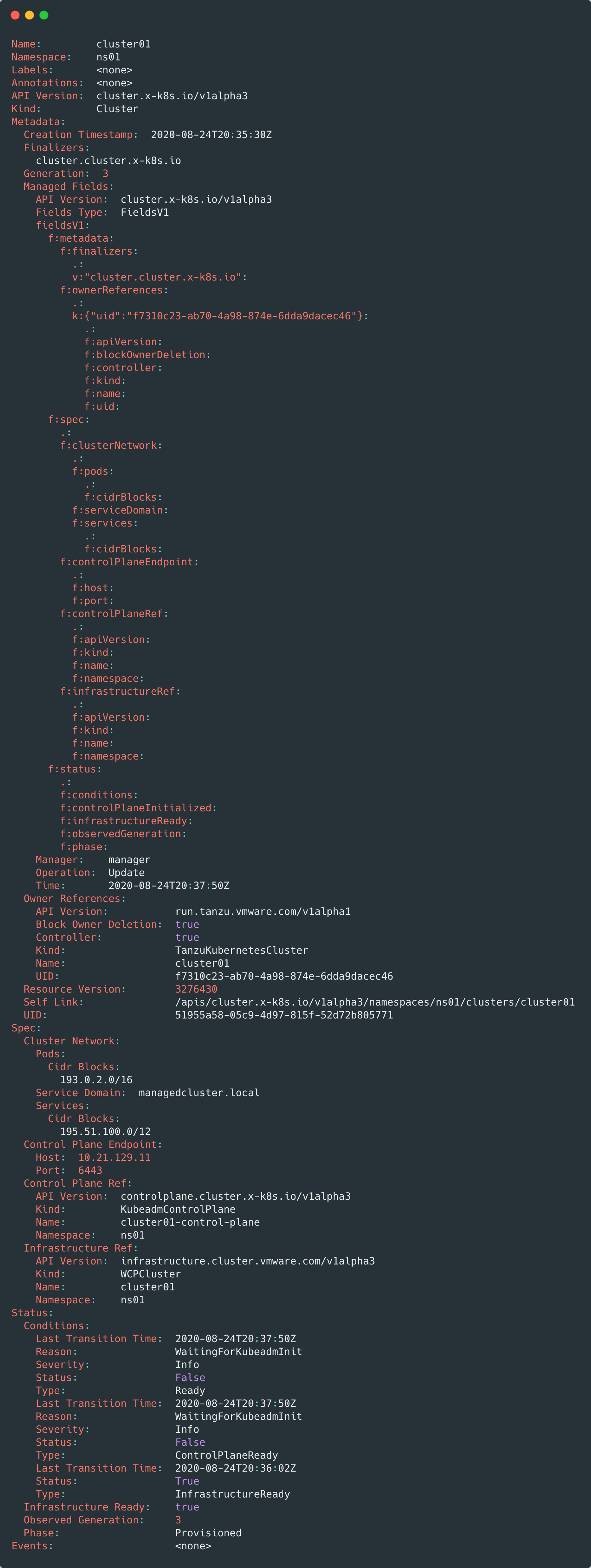 Unable to Deploy TKC on vCenter Server Network Deployment | vSphere Beta Program