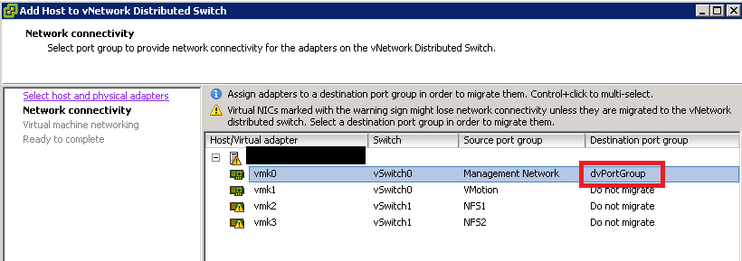 How to move vmkernel from vmnic1 to vmnic0 | VMware vSphere