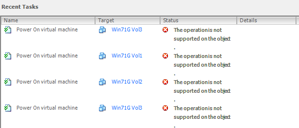 vCenter tries to power on a template continuously | VMware vSphere