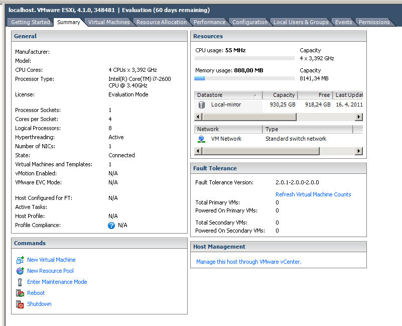 Guest OS show only 2 CPU on DP67BG | VMware vSphere