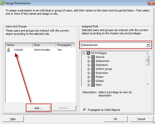 How to add additional user besides root to ESXi 4 vSphere Client | VMware vSphere
