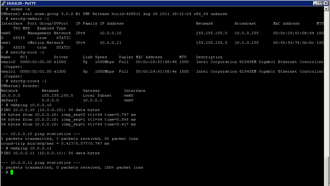 virtual vMotion with own IP not possible | VMware vSphere