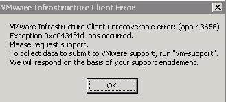 Error while connecting VCenter Server..... | VMware vSphere