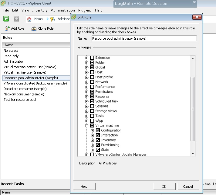 Permissions to only see VMs in 1 resource pool | VMware vSphere