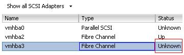 All paths are dead from one of the vmhba fc adapter... | vSphere ...