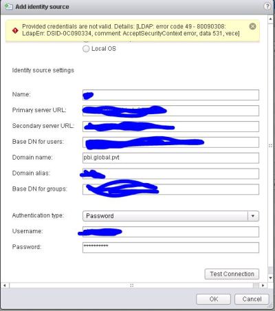 vCenter 5.1 installation AD authentication error to VMware Single Sign ...