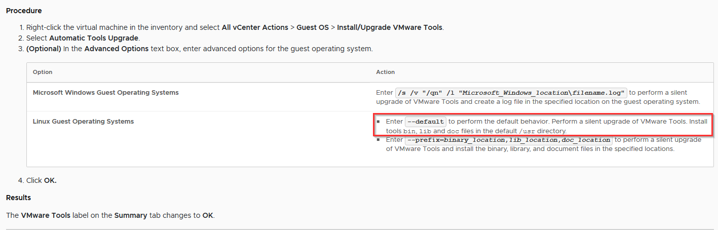 Mass Upgrade Of VMware Tools for Linux Hosts | PowerCLI