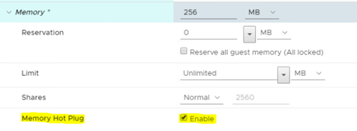 Editar VM CPU - RAM | VMware vSphere