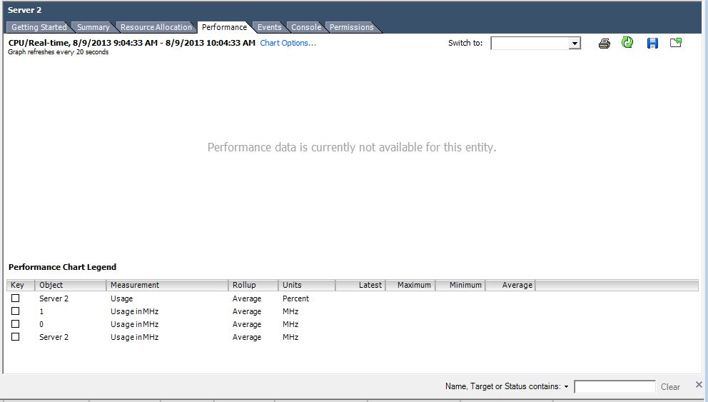 How to change time frame on vSphere Client Performance tab? | VMware ...