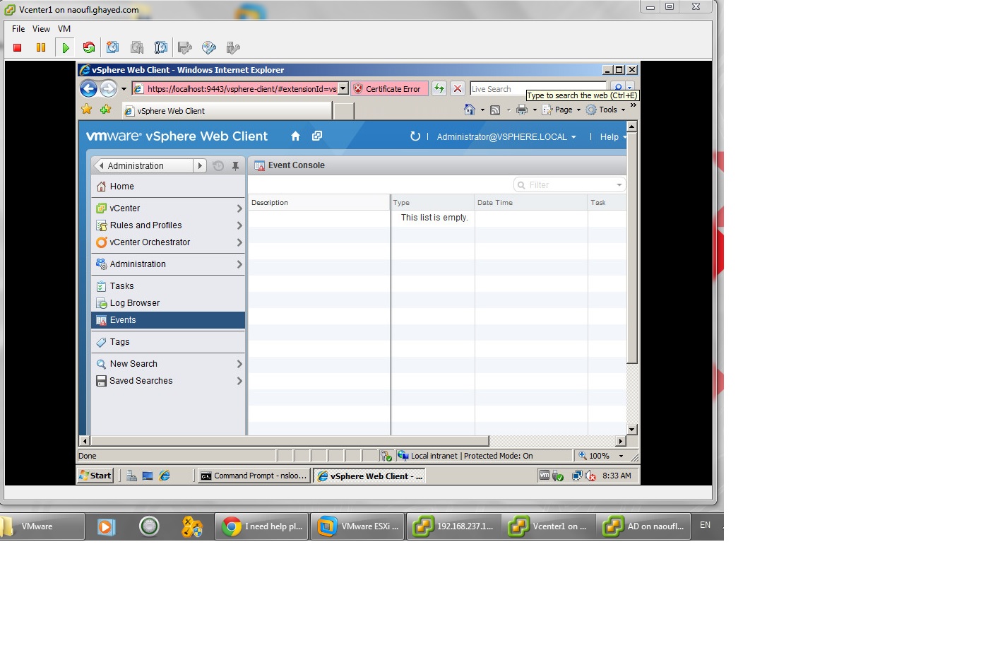 please help (How to register Vcenter with Vsphere web client?) | VMware ...