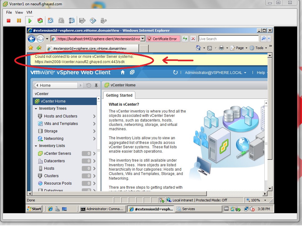 please help (How to register Vcenter with Vsphere web client?) | VMware ...