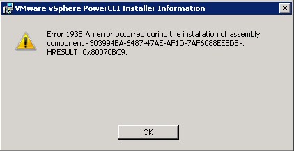 problem in installation vmware powercli | PowerCLI