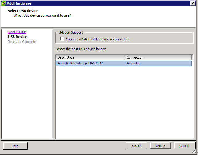 Accessing a USB flash drive on an ESXi host | VMware vSphere
