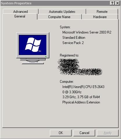 System Properties Shows Zero Processors | VMware vSphere