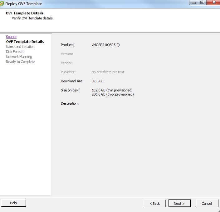 Failed to Deploy OVF Package. The task was canceled by a user | VMware vSphere
