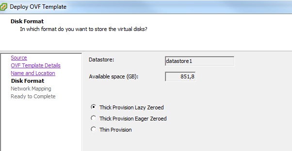 Failed to Deploy OVF Package. The task was canceled by a user | VMware vSphere