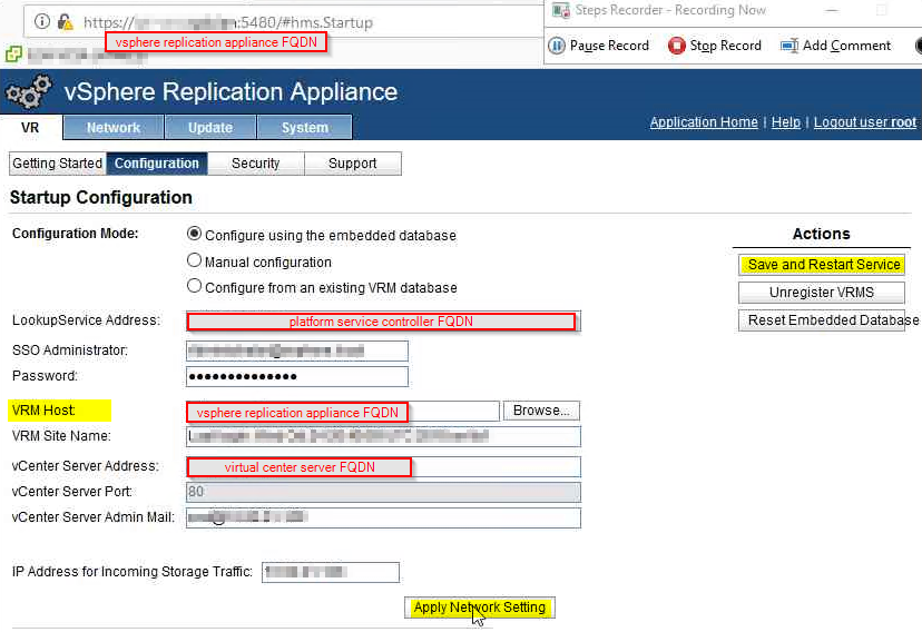vSphere Replication Appliance Redirecting to IP instead of FQDN | VMware vSphere