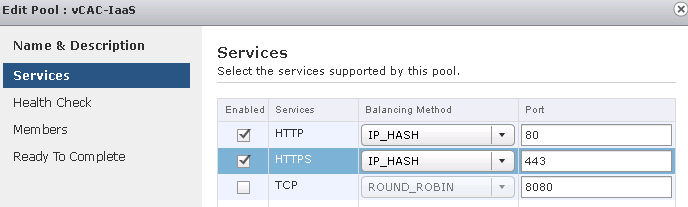 What are the vCAC 6 Load Balancer URI's | VMware Aria Automation Tools