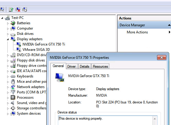 ESXi 5.5 build 2302651 PCI Pass-through - GeForce 750Ti?!? | VMware vSphere