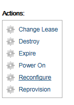 No icons for any action after vRA 6.2.1 Upgrade | VMware Aria Automation Tools