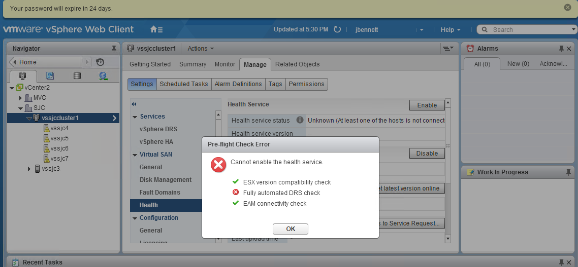 DRS Required for VSAN HealthCheck? | vSAN1