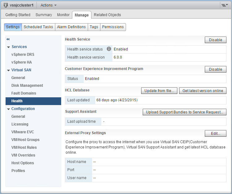 DRS Required for VSAN HealthCheck? | vSAN1