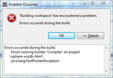 Compiler Error While running the vspherewssdk sample | vSphere
