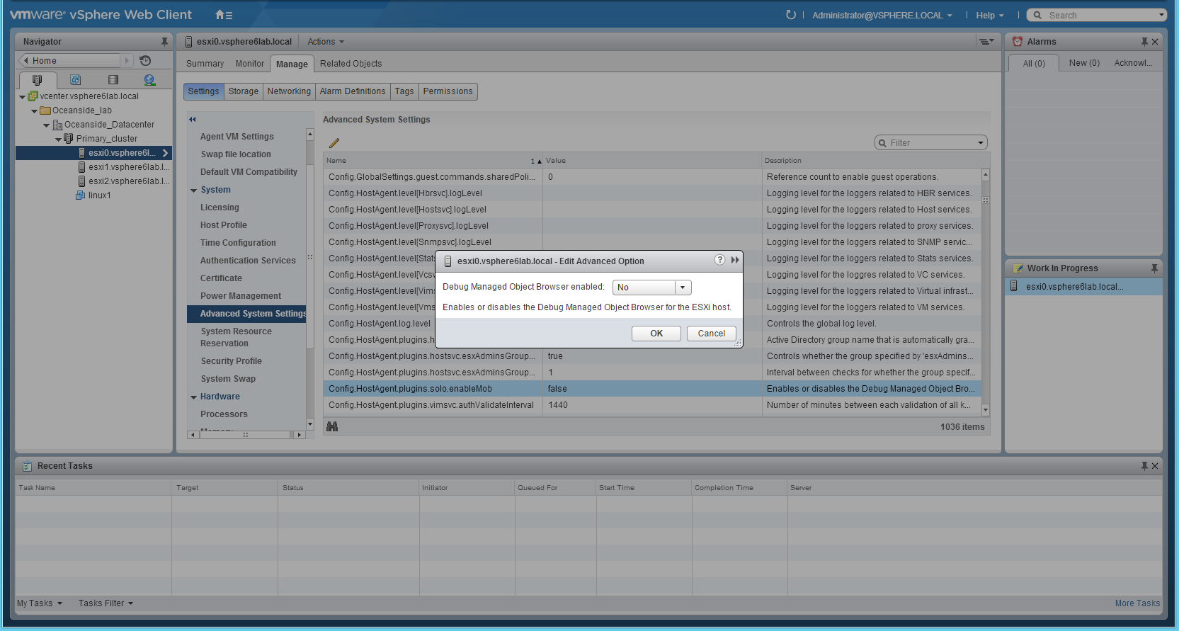 Control MOB access | VMware vSphere