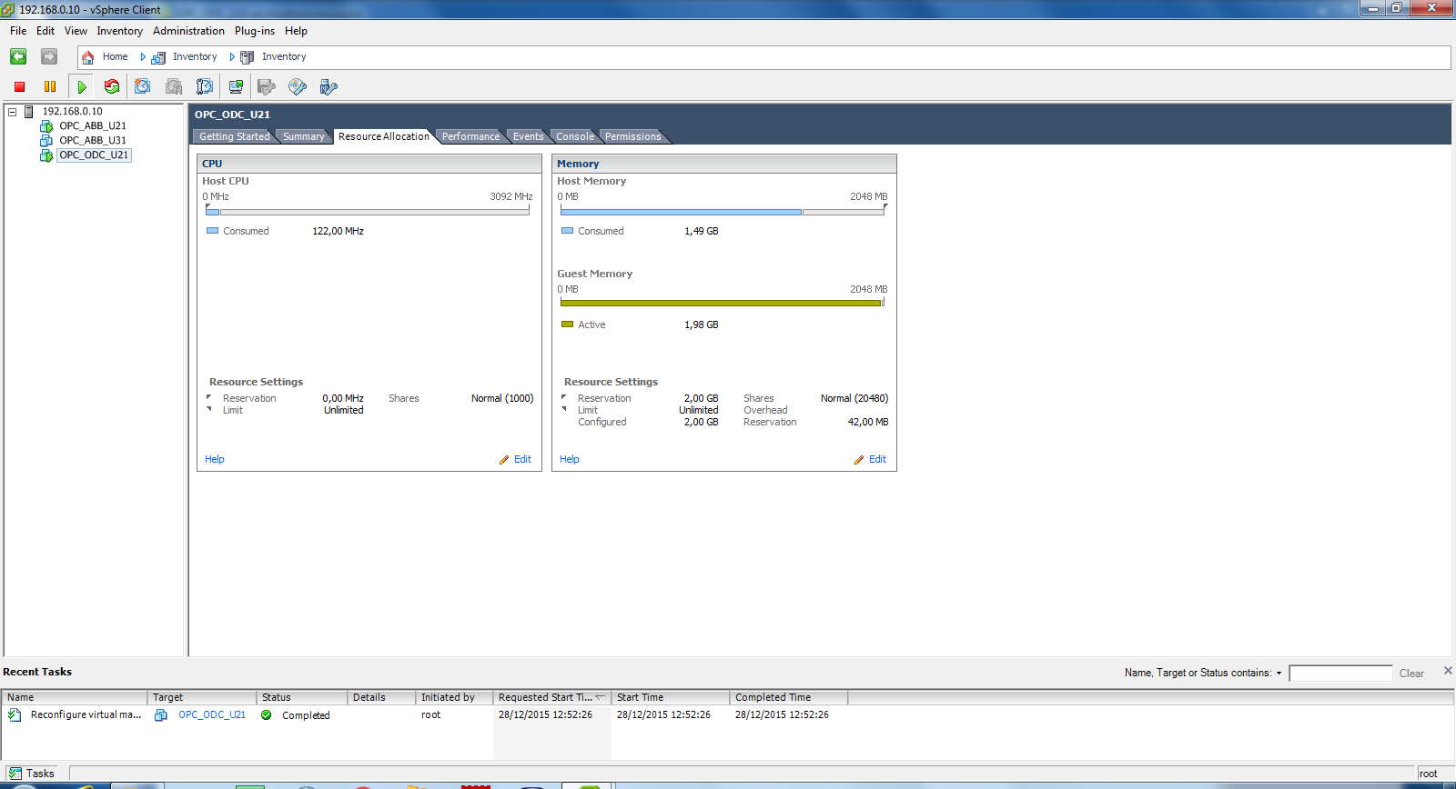 Memory Problem Usage In Vm Usage 97 Of Guest Memory And Blue Crash