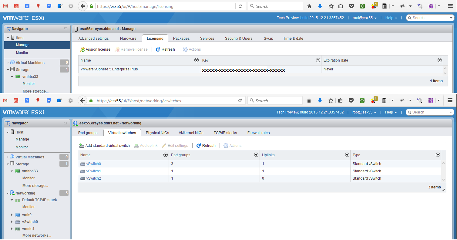 Virtual Distributed Switch on ESXi Embedded Host Client | VMware vSphere