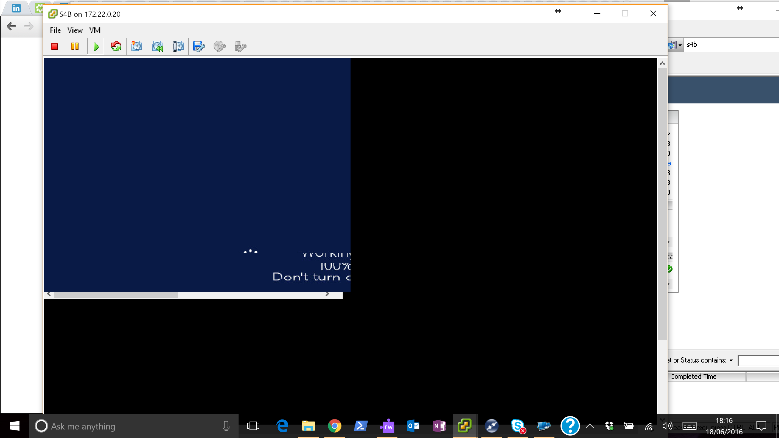 vSphere Client Console, VM guest only show in 1/4 of the console window ...