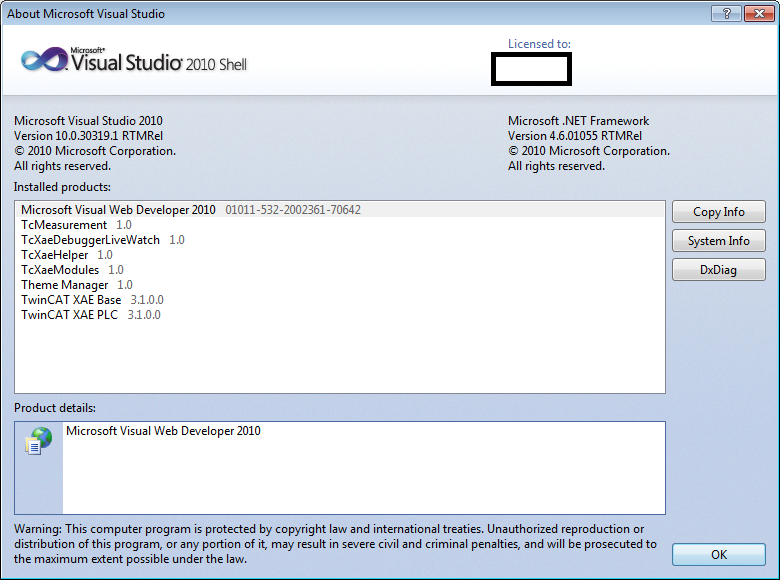 VMware Workstation 12 and Virtual Studio Shell 2010 - computer freezing ...