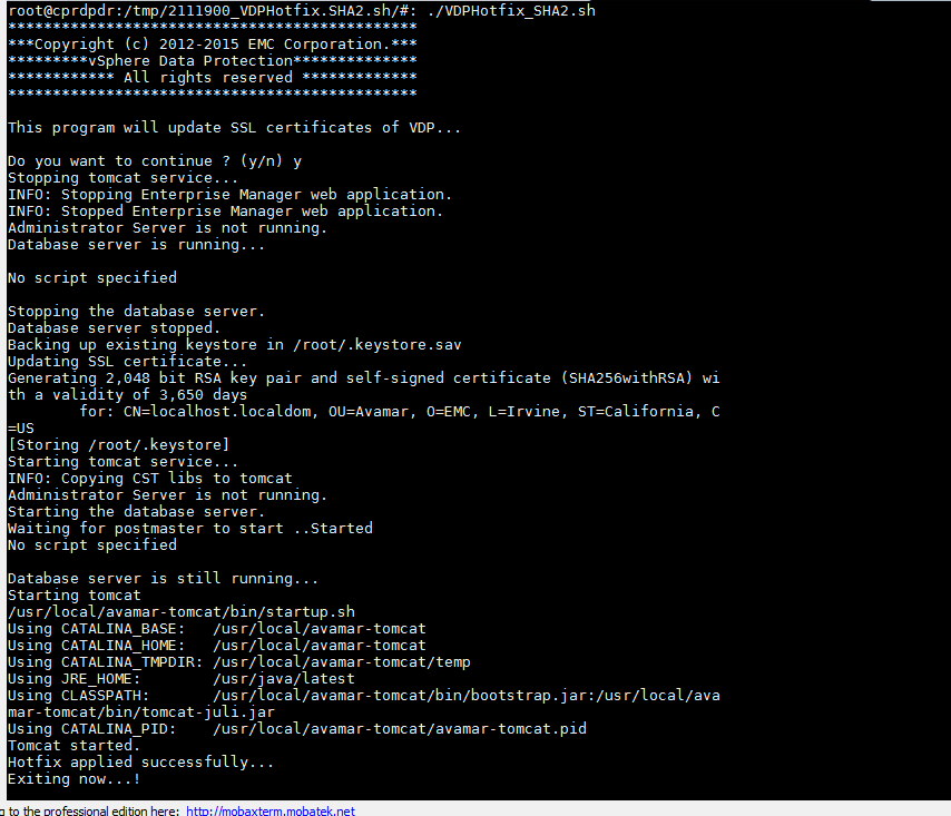 Problemas Al Iniciar Data Protection 6 Desde Vsphere Web Client Vmware Vsphere